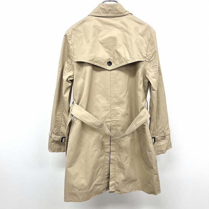 COMME CA ISM コムサイズム トレンチコート 長袖 裏地付き 少し薄手 ボタン留め 無地 綿100% コットン 9号 M ベージュカーキ レディース : Undo Rowa ヤフー店 ...