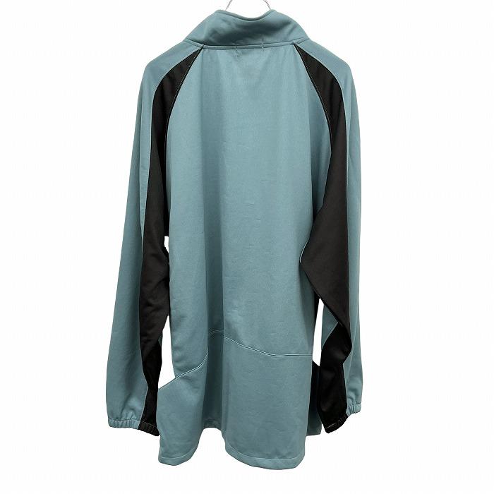 CONVERSE コンバース 【新品/訳アリ】CONVERSE ジャケット 長袖 サイドがメッシュ生地 ハイネック ポリ100% 4L 3XL XXXL ブルーグリーン 青緑 メンズ ...