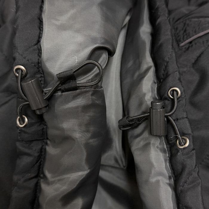 ヒロミチナカノ ゴルフ hiromichi nakano golf 中綿入り キルティングジャケット ハイネック フルジップ 長袖 刺繍 ポリ100% L 黒 メンズ : Undo Rowa ...