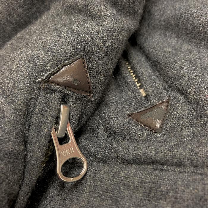 Simplicite SIMPLICITE PLUS - 38 メンズ 中綿 ベスト ノースリーブジャケット パラシュートボタン×ダブルジップ ウール×レーヨン メランジ グレー : Undo ...