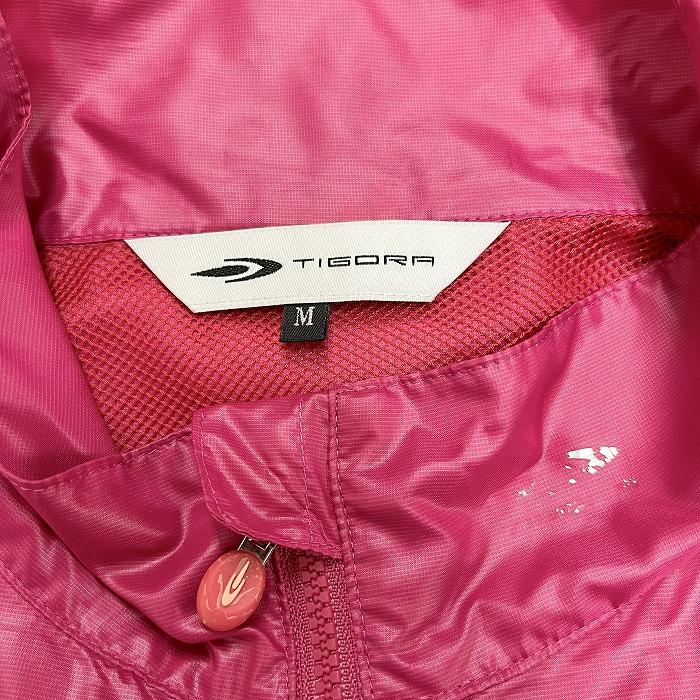TIGORA GOLF ティゴラ ゴルフ M レディース 薄手 ジップアップ ジャケット ブルゾン メッシュ裏地 ロゴ 半袖 ポリ100% パッションピンク : Undo Rowa ヤフー店 ...
