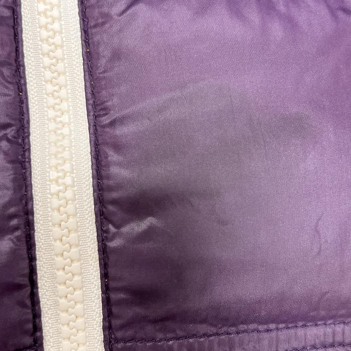 TIGORA GOLF ティゴラ ゴルフ L レディース ダウンベスト リバーシブル ハイネック(タートルネック？) ダウン90%＋フェザー10% 紫×黄色 :BS00623:Undo ...