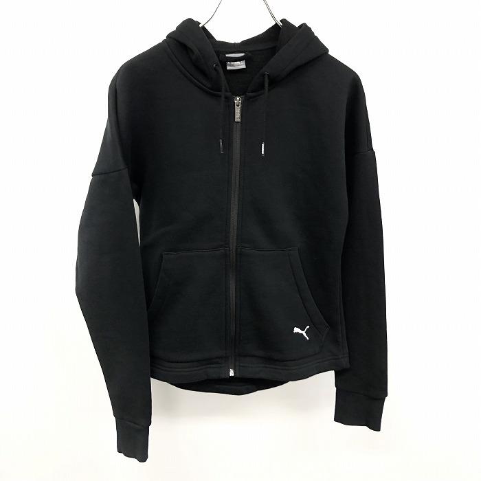 PUMA プーマ スウェット プルオーバー パーカー フーディー 裏起毛 ロゴ刺繍 スリムフィット 長袖 綿×ポリ M ブラック系 黒系 レディース : Undo Rowa ヤフー店 - 通販 ...