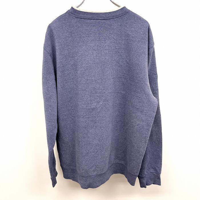 コンバース CONVERSE スウェットシャツ トレーナー 裏起毛 ロゴプリント イラスト 長袖 ポリ×綿 LL XL ヘザーバイオレット 杢紺系 メンズ : cl04715 : Undo ...