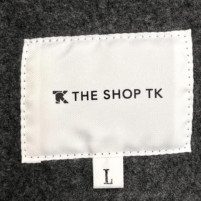 THE SHOP TK ザ・ショップ ティーケー L メンズ スウェットカーディガン ショールカラー ボタン留め 裏起毛 長袖 ポリ100% ヘザーグレー :CL05033:Undo Rowa ...