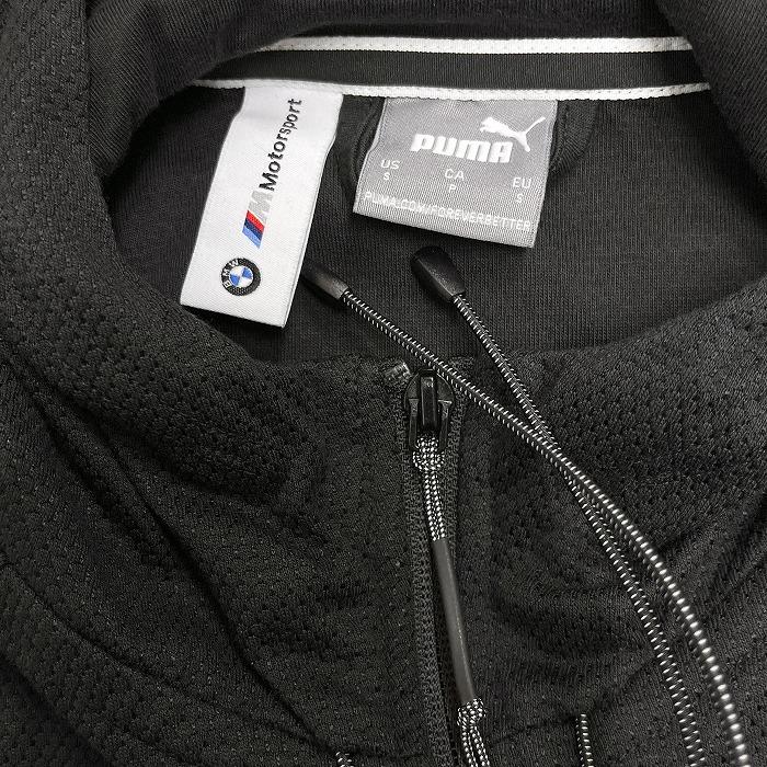 PUMA プーマ|ビーエムダブリュー モータースポーツ PUMA|BMW Motorsport パーカー ジップアップ プリント 長袖 綿×ポリ S ブラック 黒 メンズ : Undo ...