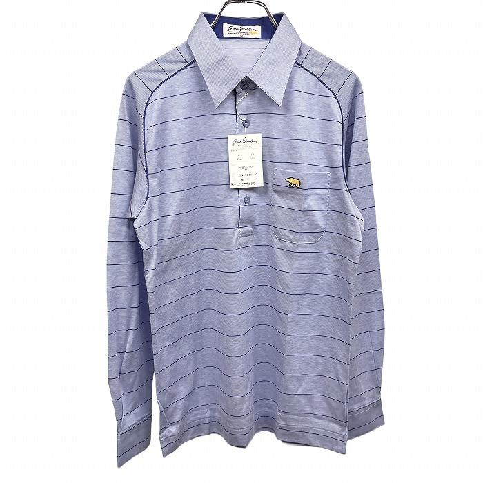 【新品】Jack Nicklaus ゴルフ ポロシャツ フリーダムスリーブ ボーダー 長袖 クマの刺繍 胸ポケット 綿×ポリ M 杢ネイビー メンズ : Undo Rowa ヤフー店 - 通販 ...