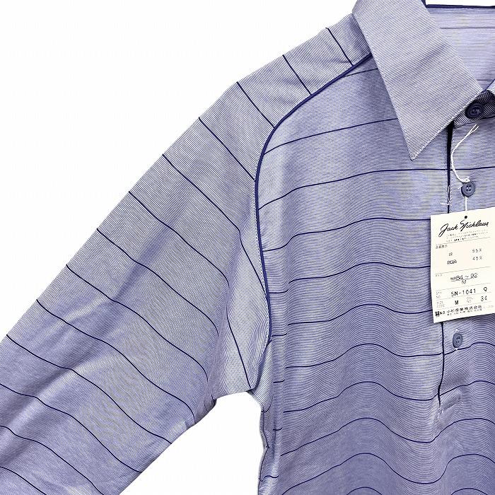 【新品】Jack Nicklaus ゴルフ ポロシャツ フリーダムスリーブ ボーダー 長袖 クマの刺繍 胸ポケット 綿×ポリ M 杢ネイビー メンズ : Undo Rowa ヤフー店 - 通販 ...