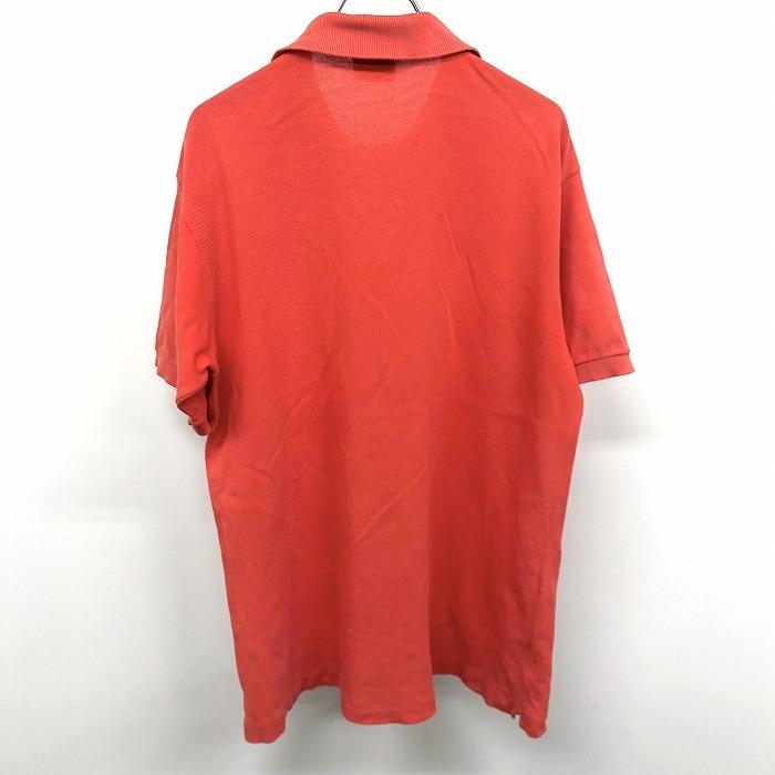 LACOSTE ラコステ 4 メンズ 男性 ポロシャツ プルオーバー カットソー 鹿の子 ワニの刺繍 半袖 ショートスリーブ 綿100% コットン オレンジ : Undo Rowa ヤフー店 ...