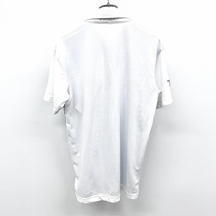 TRANS CONTINENTS（トランスコンチネンツ） ゴルフ TRANS CONTINENTS GOLF 若干薄手 ポロシャツ ロゴ柄 半袖 ポリ100% S ネイビー×ホワイト×レッド ...