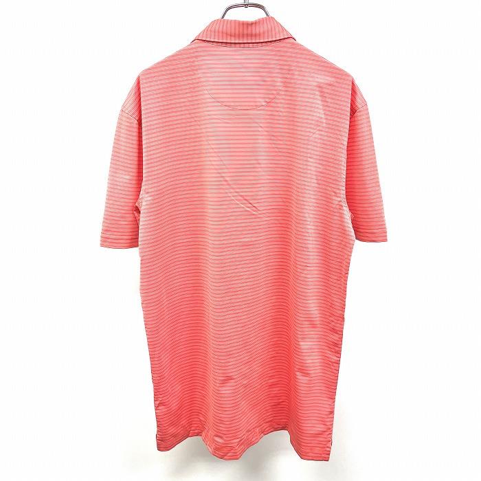 マスターズ テック MASTERS TECH ゴルフ ポロシャツ 強めのストレッチ ボーダー 半袖 S サーモンピンク系×グレー ピンク系 メンズ 男性 : Undo Rowa ヤフー店 ...