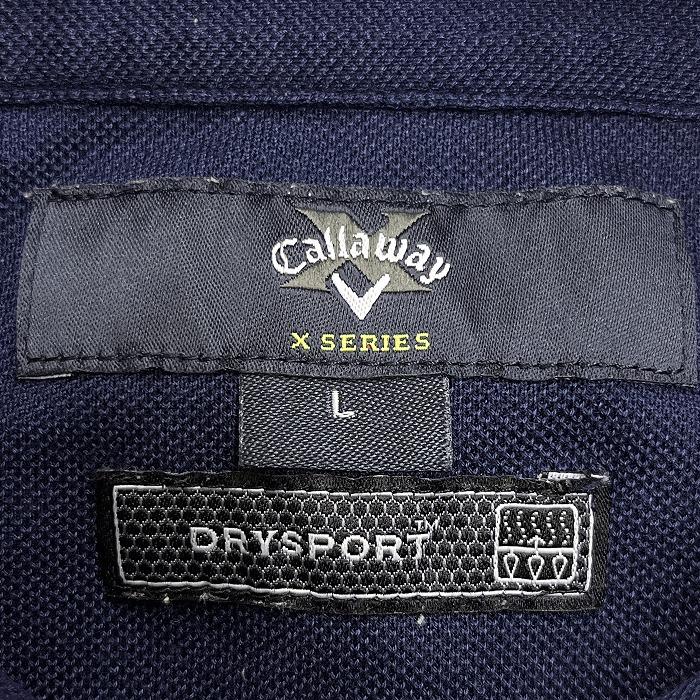 Callaway キャロウェイ ゴルフ ポロシャツ 半袖 アーガイルプリント 鹿の子 ロゴ刺繍 ポリ×綿 L ネイビー 紺×ピンク×白×黄 メンズ : Undo Rowa ヤフー店 - 通販 ...