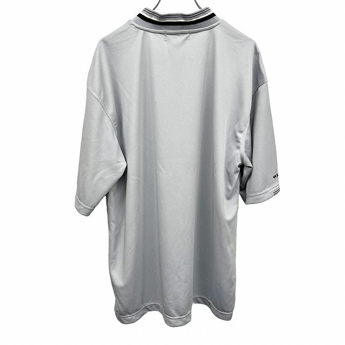 Kaepa ケイパ 【新品/訳アリ】KAEPA ハーフジップTシャツ スポーツ モックネック リブストライプ 半袖 ポリ100% 3L グレー グレー×黒×白 メンズ : Undo Rowa ...
