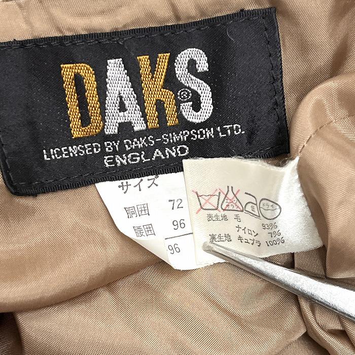 ダックス イングランド DAKS ENGLAND スカート チェック ウール×ナイロン(裏地：キュプラ100%) 72-96 ブラウン 茶×黒×白 レディース :LS01168:Undo ...