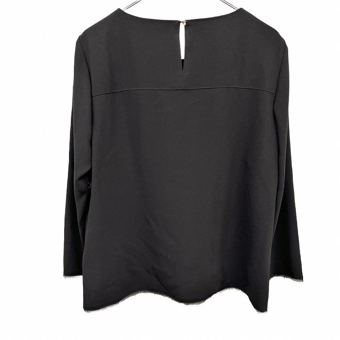 ペニー ブラック ペニーブラック 【新品/訳アリ】Pennyblack プルオーバー トップス ラインストーン 長袖 ポリエステル100% 42 黒 レディース : Undo Rowa ヤフー ...