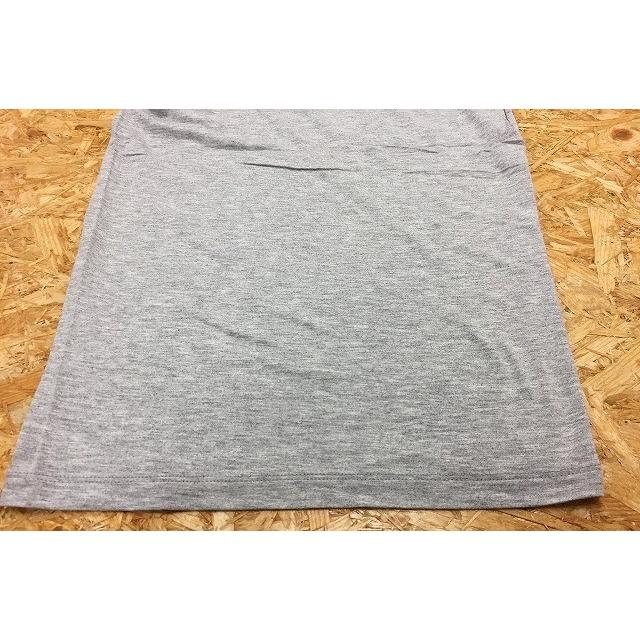 BEYOND ビヨンド - レディース Tシャツ ロング丈 無地 シームレススリーブ アシンメトリー 半袖 レーヨン×ポリウレタン ヘザーグレー :LW00032:Undo Rowa ヤフー店 ...