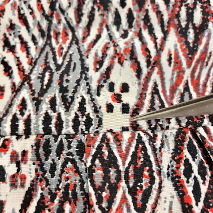 ギルドプライム GUILD PRIME 薄手 ワンピース 裏地付き 半袖 総柄 ポリ100% 34 オフホワイト×レッド×ブラック×グレー 赤系 レディース : Undo Rowa ヤフー店 ...