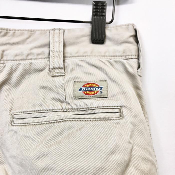 Dickies ディッキーズ 28 メンズ チノパンツ ワークパンツ ボトムス テーパード ロング ロゴ ジップフライ 綿100% ライトグレーベージュ系 : Undo Rowa ヤフー店 ...