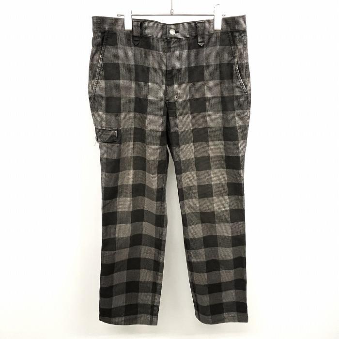 TIGORA（ティゴラ） 88 メンズ ゴルフ パンツ グレンチェック 少しテーパード ウエストの内側に滑り止め ロング 綿×ポリウレタン グレー系 : Undo Rowa ヤフー店 - 通販 ...