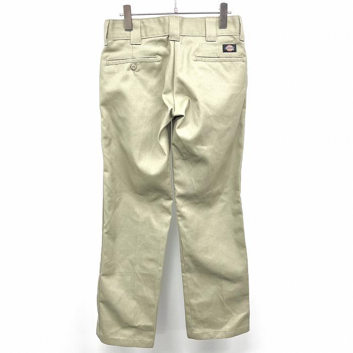 Dickies ディッキーズ チノパンツ ワークパンツ ストレート 『Slim Straight』 ロング ポリ×綿 28 ベージュグリーン系 緑系 レディース : Undo Rowa ヤフー ...