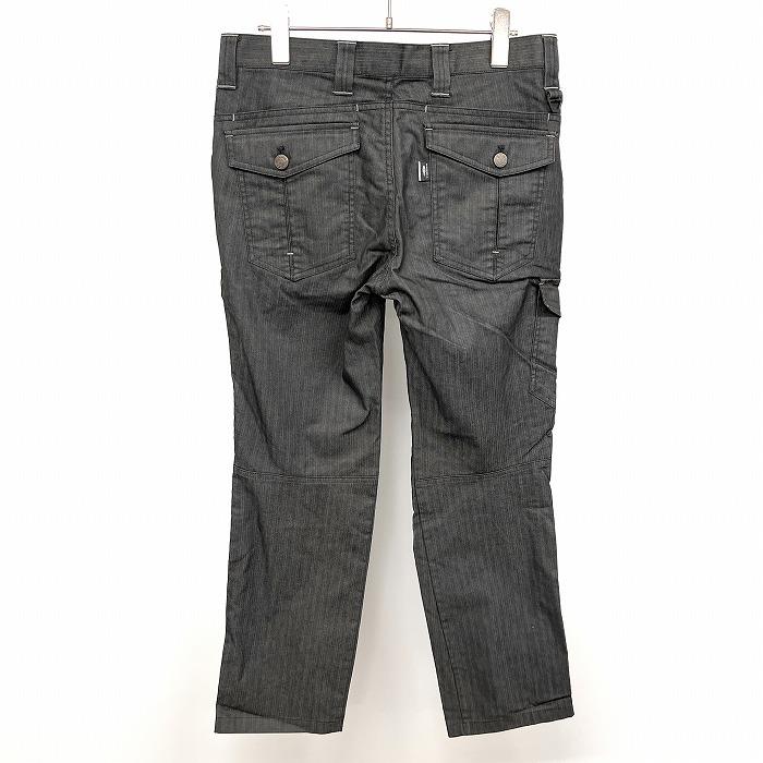 TIGORA（ティゴラ） ゴルフ パンツ ヘリンボーン 若干テーパード ロゴ刺繍 Dリング付き ジップフライ ロング 綿×ポリ 79 ヘザーグレー メンズ : Undo Rowa ヤフー店 ...