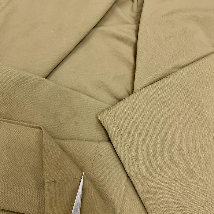 TRANS CONTINENTS トランスコンチネンツ M メンズ パンツ ストレート 無地 ジップフライ 綿×ナイロン×ポリウレタン ベージュカーキ系 :PL04962:Undo Rowa ...