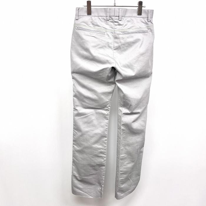 adidas（アディダス） ゴルフ パンツ 若干フレア 裾がアンフィニッシュドの状態 ロゴ刺繍 綿×ポリ 79 グレー×グリーン グレー メンズ 男性 : Undo Rowa ヤフー店 ...