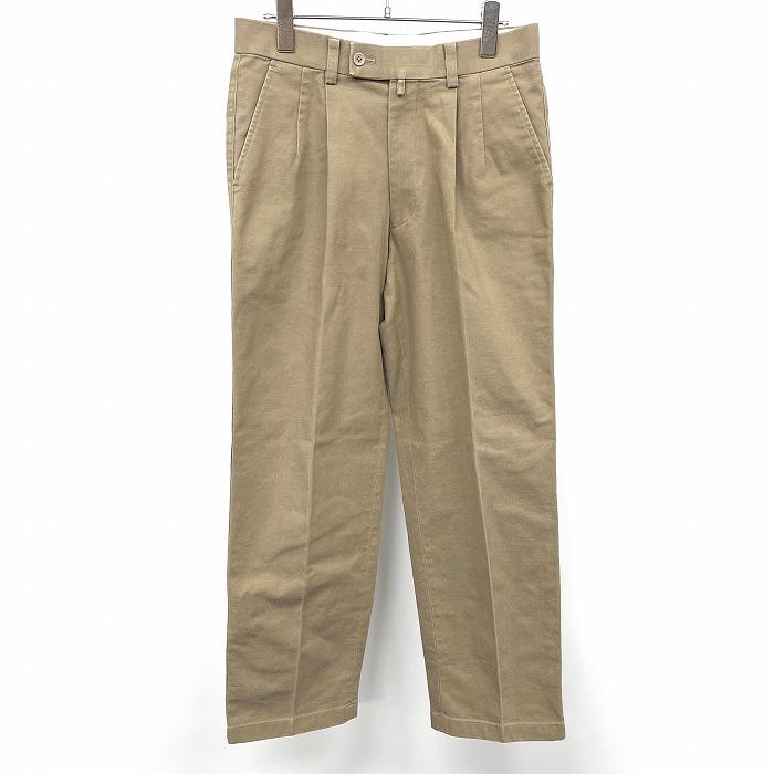 ニジュウサンクスポーツ 23区 SPORT テーパードパンツ 2タック ジップフライ 綿×ポリエステル×ポリウレタン 79 ベージュカーキ メンズ :PL05123:Undo Rowa ヤフー ...