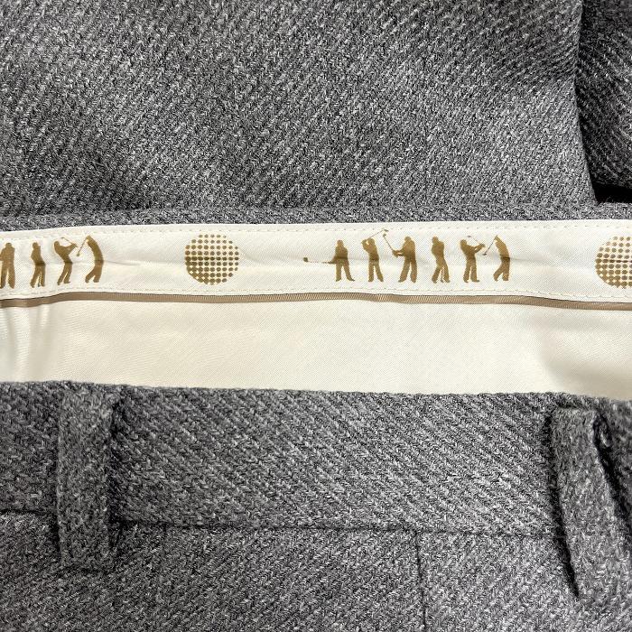 Trucker トラッカー 若干厚手 ゴルフ パンツ 無地 2タック 僅かにテーパード ジップフライ 日本製 ポリ100% 79 ヘザーグレー メンズ : Undo Rowa ヤフー店 ...