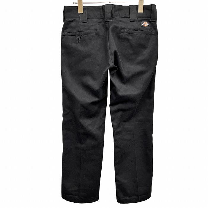 ディッキーズ Dickies ワークパンツ チノパンツ 股上浅め ストレート ジップフライ ロゴパッチ ポリ×綿 29 ブラック 黒 メンズ : pl05520 : Undo Rowa ヤフー ...