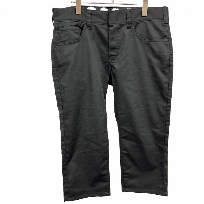 Dickies（ディッキーズ） クロップドパンツ 若干テーパード チノパン ワークパンツ ポリエステル×綿×ポリウレタン 32 ブラック 黒 メンズ : Undo Rowa ヤフー店 - 通販 ...