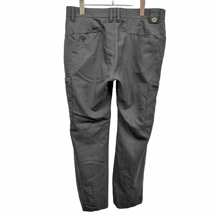 PUMA（プーマ） カーゴパンツ 千鳥格子 僅かにフレア ウエストから裾まで裏地付き ウール×ポリウレタン 82 グレー グレー×黒×黄 メンズ : Undo Rowa ヤフー店 - 通販 ...