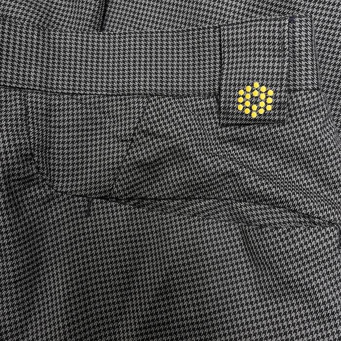 PUMA（プーマ） カーゴパンツ 千鳥格子 僅かにフレア ウエストから裾まで裏地付き ウール×ポリウレタン 82 グレー グレー×黒×黄 メンズ : Undo Rowa ヤフー店 - 通販 ...