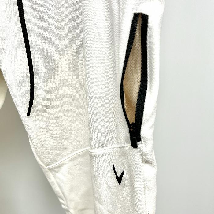 Callaway（キャロウェイ） ゴルフ テーパード パンツ 強めのストレッチ ウエスト紐 メッシュポケット 綿など M オフホワイト 白系×黒 メンズ : Undo Rowa ヤフー店 ...