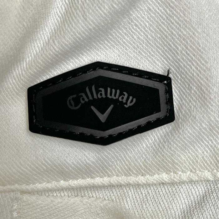 Callaway（キャロウェイ） ゴルフ テーパード パンツ 強めのストレッチ ウエスト紐 メッシュポケット 綿など M オフホワイト 白系×黒 メンズ : Undo Rowa ヤフー店 ...