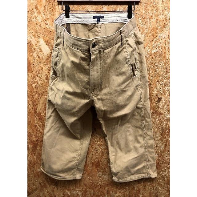 GAP ギャップ Lサイズ メンズ クロップドパンツ ダブル テーパード ヘリンボーンストライプ 綿100% ブラウン・カーキ系 : Undo Rowa ヤフー店 - 通販 - Yahoo ...
