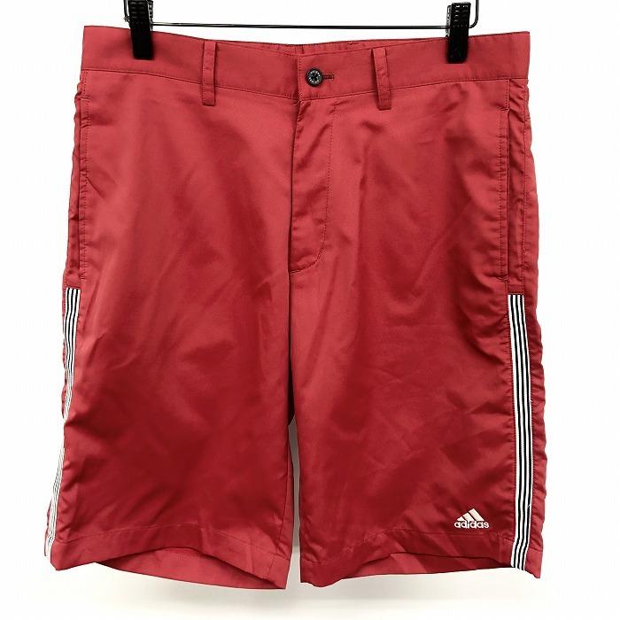 adidas アディダス 79 メンズ 男性 厚手 ゴルフ テーパードショーツ ショートパンツ ハーフパンツ メッシュポケット ポリ100% レッド 赤 : Undo Rowa ヤフー店 ...
