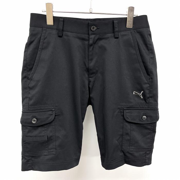 PUMA（プーマ） スポーツ カーゴショーツ ショートパンツ ハーフパンツ テーパード ロゴ刺繍 バックポケットがメッシュポケット 黒 メンズ : Undo Rowa ヤフー店 - 通販 ...