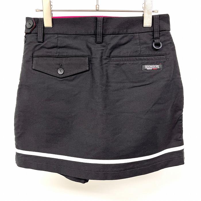 コルウィン Kolwin ゴルフ キュロットパンツ ラップスカート風 綿×レーヨン×ポリウレタン M 9 ブラック×ホワイト×ピンク 黒 レディース : ps02335 : Undo Rowa ...