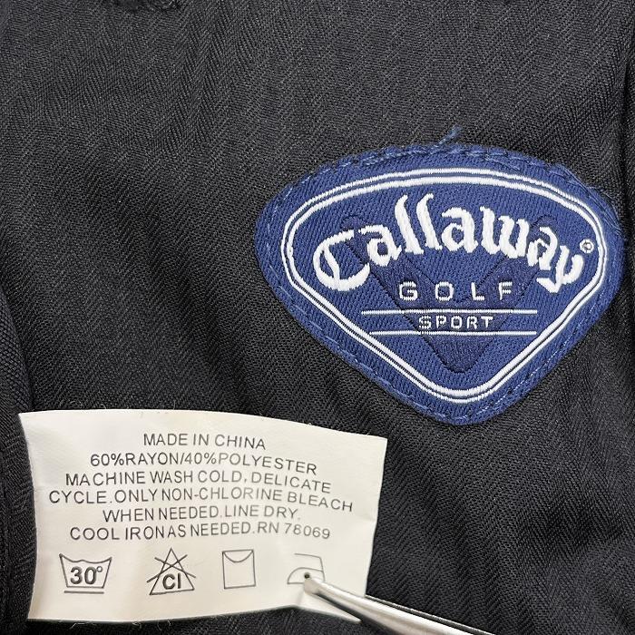 Callaway（キャロウェイ） ゴルフ Callaway GOLF テーパードショーツ ショートパンツ ハーフパンツ 2タック レーヨン×ポリ 33 ネイビー 紺 メンズ : Undo ...