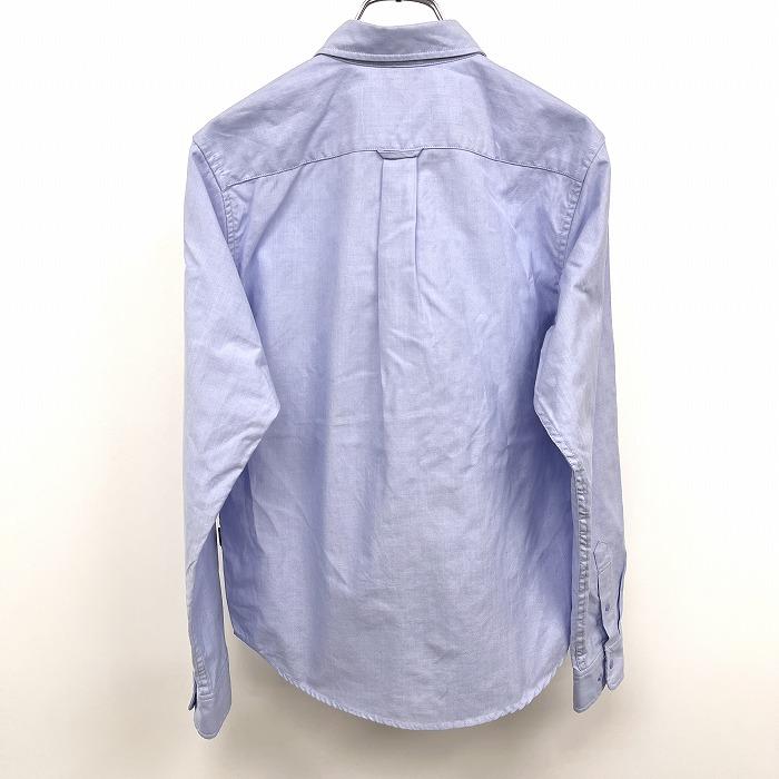 TIGORA（ティゴラ） オックスフォードシャツ ドットボタン留め フラップ付き胸ポケット ボタンダウン 長袖 綿×ポリ S ネイビー 紺 メンズ : Undo Rowa ヤフー店 - 通販 ...