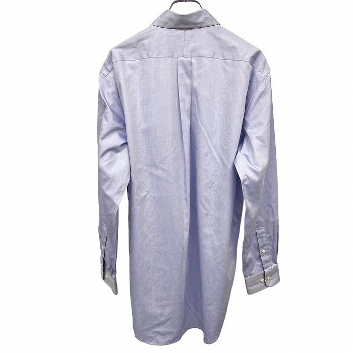 ランズエンド ドレスシャツ ワイシャツ 無地 長袖 胸ポケット ボタンダウン ノンアイロン スーピマ 綿100% 39-82 ヘザーネイビー メンズ : Undo Rowa ヤフー店 - 通販 ...