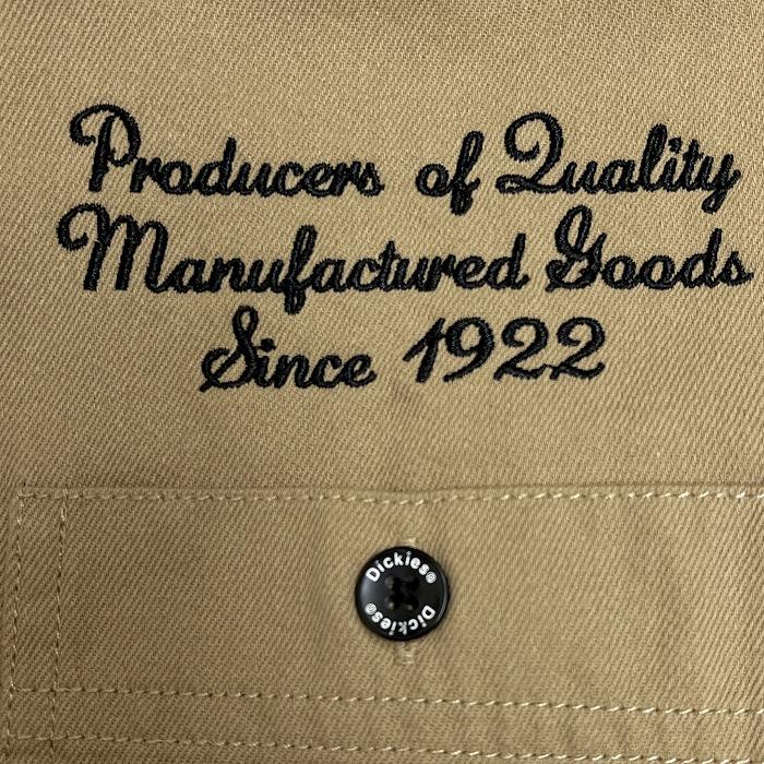Dickies ディッキーズ ワークシャツ チノシャツ レギュラーフィット 両胸ポケット 半袖 ロゴパッチ ポリ×綿 L ベージュ メンズ : Undo Rowa ヤフー店 - 通販 ...