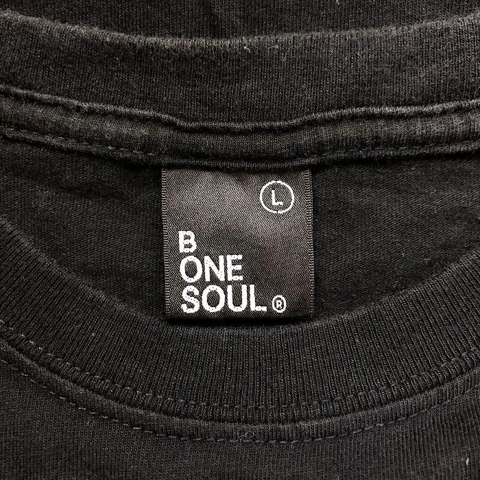 B ONE SOUL ビーワンソウル L メンズ 男性 Tシャツ カットソー ロゴプリント ダック ドロッピング トップス 丸首 半袖 綿 ...