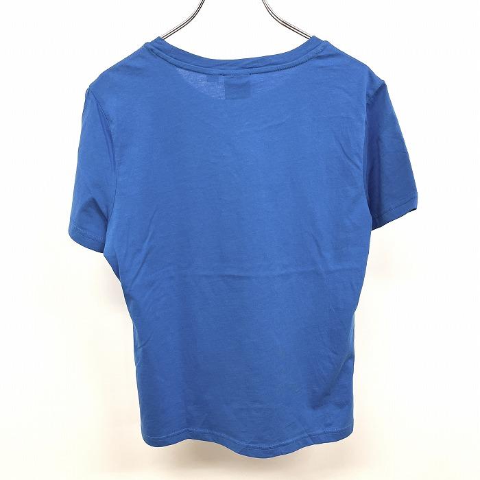 ドクターデニム 【新品】DR.DENIM Tシャツ カットソー ロゴプリント 丸首 半袖 オーガニックコットン100% S 杢ブルー レディース(メンズ？) :TS04640:Undo ...