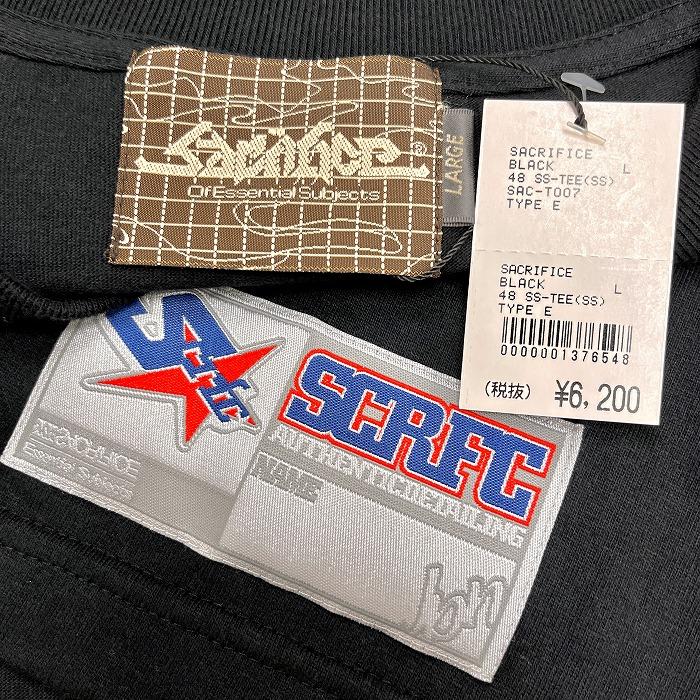 サクリファイス 【新品】SACRIFICE Tシャツ プリントグラフィック 英字 半袖 L ブラック×ブルー×グリーン×ピンク×ホワイト 黒 メンズ :TS04771:Undo Rowa ...
