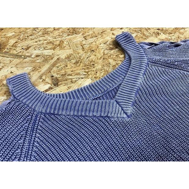 シンプリシテェ SIMPLICITE ローゲージニット セーター 肩が見えるデザイン 無地 長袖 ラグラン 綿100% 肩幅61cm パープル 紫 レディース : Undo Rowa ヤフー店 ...