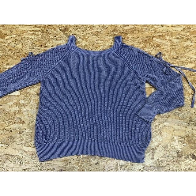 シンプリシテェ SIMPLICITE ローゲージニット セーター 肩が見えるデザイン 無地 長袖 ラグラン 綿100% 肩幅61cm パープル 紫 レディース : Undo Rowa ヤフー店 ...