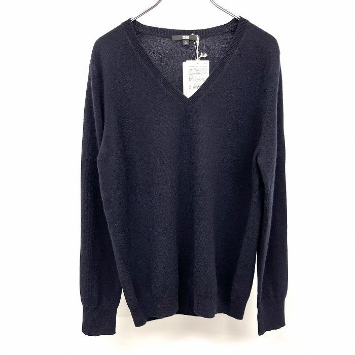 ユニクロ 【新品】UNIQLO ニット ウールセーター 長袖 Vネック ユニクロ 【新品】UNIQLO ニット ウールセーター 長袖 Vネック
