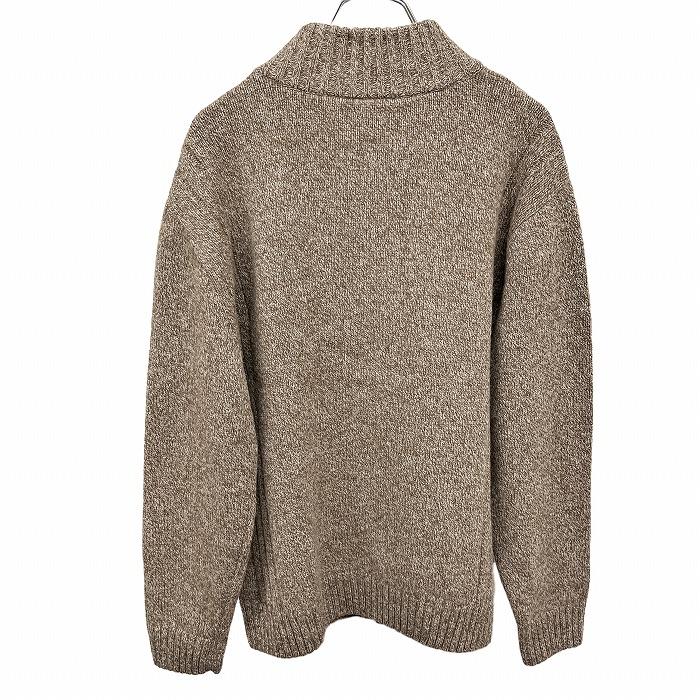 LACOSTE ラコステ ニット カーディガン ジップアップ ハイネック 長袖 ワニの刺繍 セーター ウール×ナイロン 4 杢ブラウン 杢茶 メンズ : Undo Rowa ヤフー店 - 通販 ...